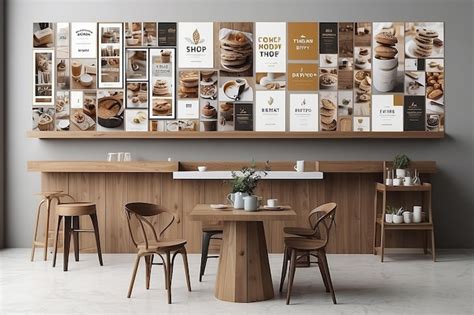 Premium Photo Coffee Shop Concept Photo Collage Can Be Used For