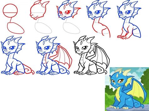 Как нарисовать дракона поэтапно картинки и рисунки на рабочий стол бесплатно