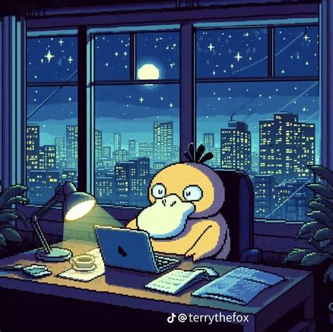 Psyduck Officer Póster De Pokemon Pokemon Bonitos Pokemon