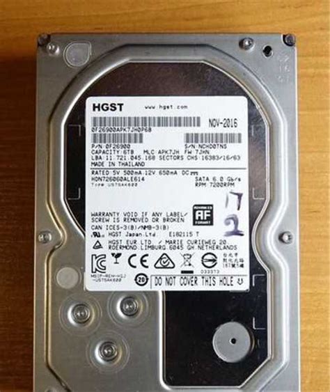 Жесткий диск hgst Deskstar NAS 6 Тб | Festima.Ru - Мониторинг объявлений