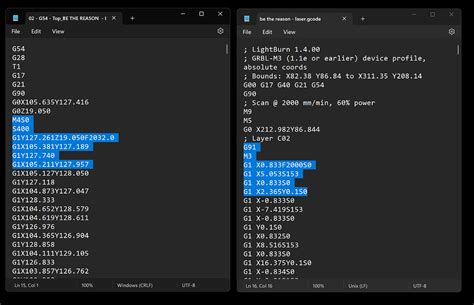 is there a way to keep lightburn from inputing g91 into my g code