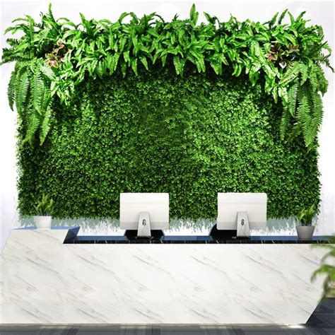 녹색 인공 식물 벽 패널 플라스틱 야외 잔디 웨딩 배경 파티 정원 잔디 꽃 벽 40x60cm Aliexpress