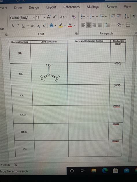 Solved Nsert Draw Design Layout References Mailings Review Chegg