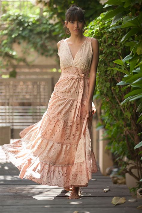 Hippie Urban Evening Maxi Dress Unique Floral Maxi Dress Etsy