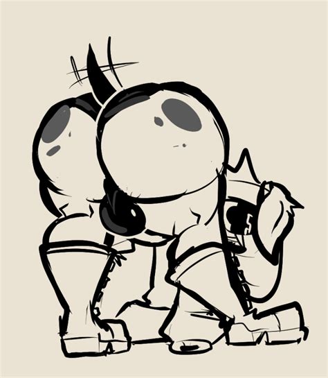 Rule 34 Anthro Ass Balls Bent Over Big Butt Black Tail Boots Butt