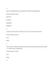 Data Structures And Algorithms Study Guide Course Hero