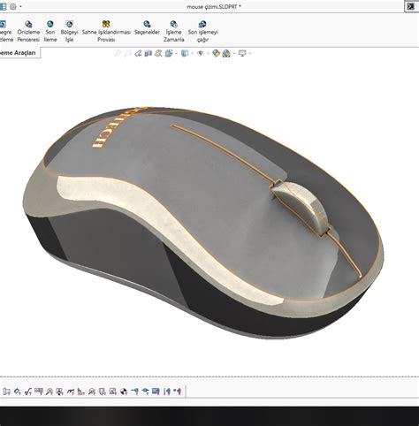 罗技 M185 Nano 光电无线鼠标solidworks 2019模型图纸下载 懒石网