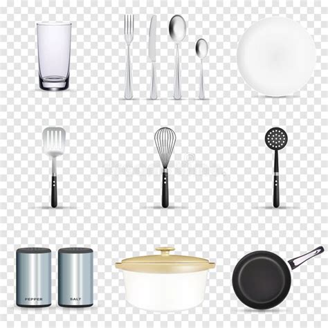 Critique El Artculos De Cocina O El Cookware Del Vector Para Cocinar