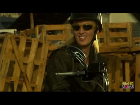 Motorcycles Black Leather And Sex At A Car Junkyard Make The Blonde Milf Happy Xvideos Com