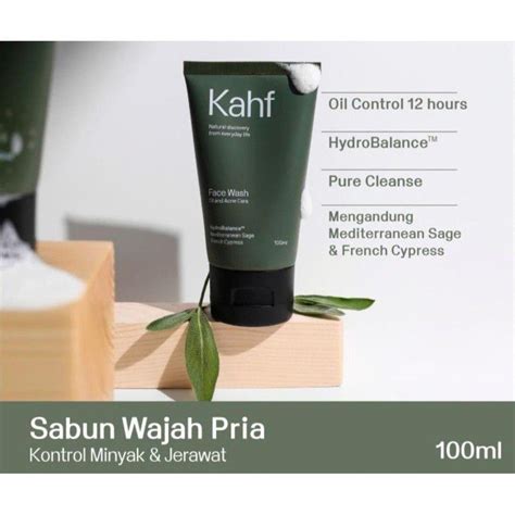Jual KAHF OIL AND ACNE CARE FACE WASH Ml Shopee Indonesia