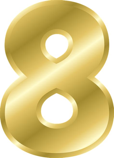 Número 8 Alfabeto · Gráficos Vectoriales Gratis En Pixabay