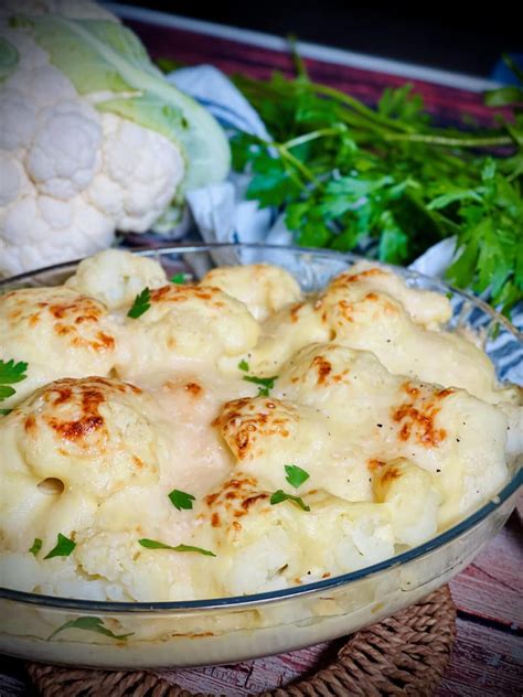 Blumenkohlauflauf Mit Käse überbacken
