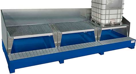 Ibc Spill Containment Pallet 3 Ibc Totes Platform 3 Stands