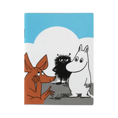 Moomin Small Notebook Stinky Sniff Moomintroll 9 X 12 Cm