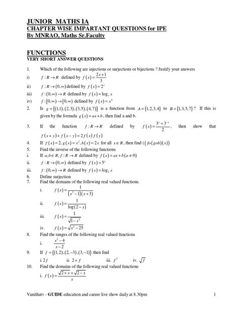 1a Maths Syllabus Best Deals