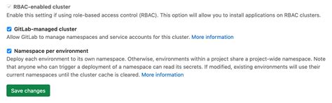 How Do I Apply RBAC Permissions To Service Accounts Created By Gitlab