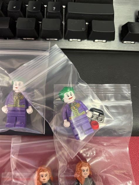 Lego Clearance 6 Minifigures Batman Green Goblin Joker Black Widow Cat
