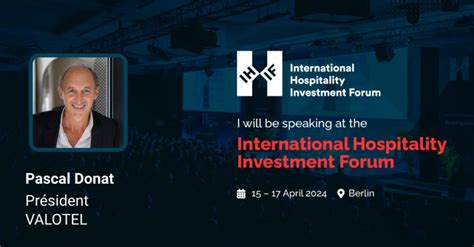 Pascal Donat On Linkedin Im Speaking At Ihifemea24 Join Me