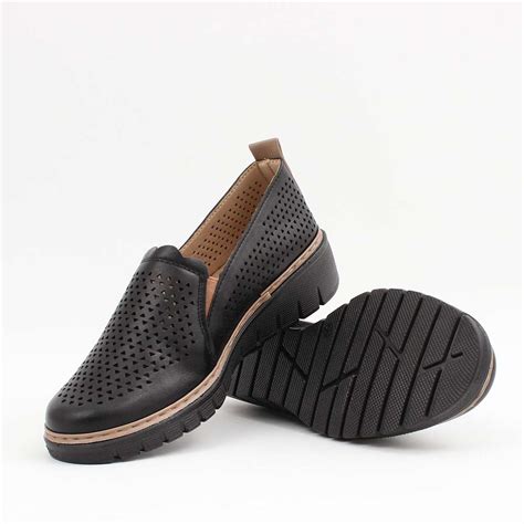 ДАМСКИ ОБУВКИ ПРОЛЕТНИ ЧЕРНА ПЛАТФОРМА