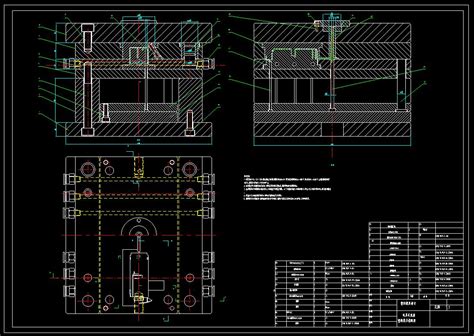 玩具车底壳注塑模具设计三维ProE5 0无参 CAD 说明书 PROE 5 0 模型图纸下载 懒石网