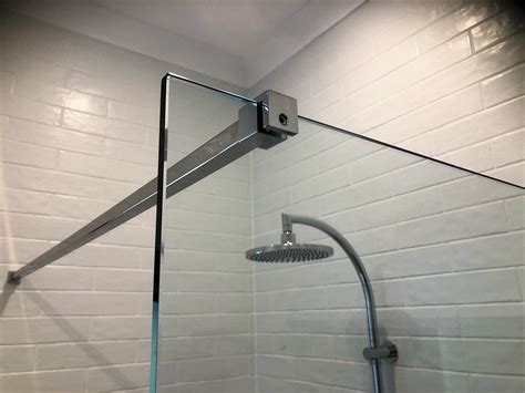 Glass Shower Screen Brace At Paul Morrison Blog