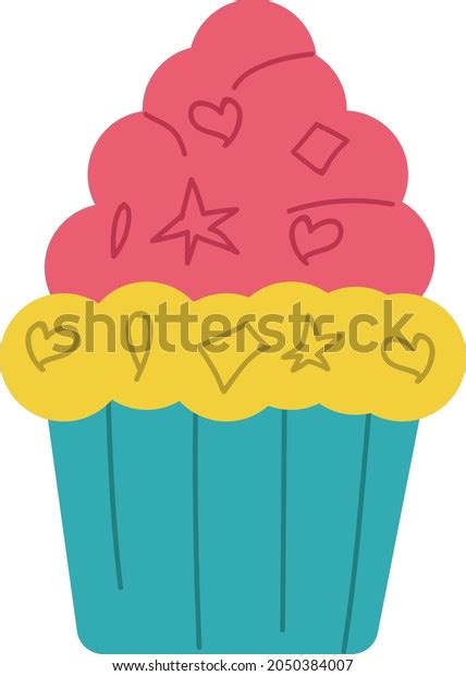 Vector Illustration Birthday Cake Stock Vector Royalty Free