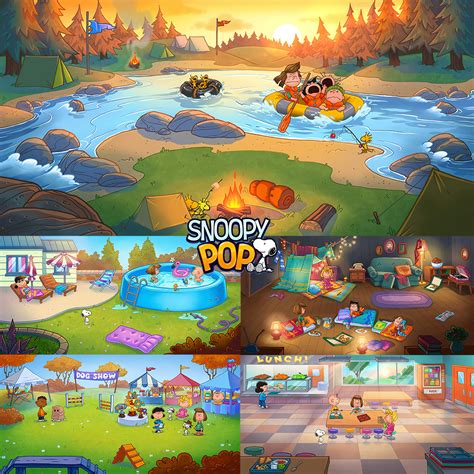 Snoopy Pop Maps Behance