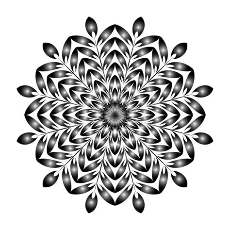 Abstract Geometric Circular Shape Element Vector Illustration Stock