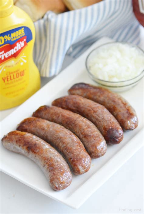 Air Fryer Brats Finding Zest
