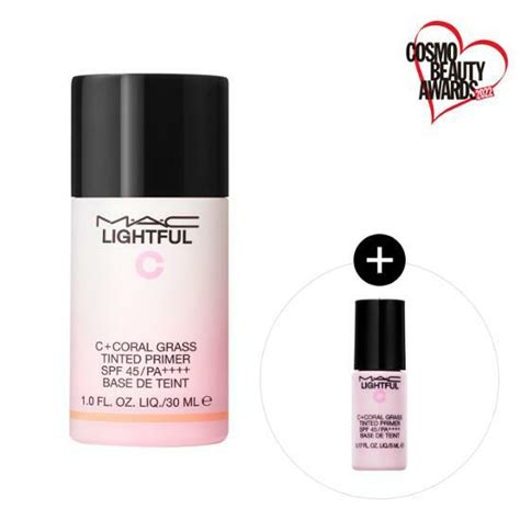 맥 Mac 라이트풀 C 코랄 그라스 틴티드 프라이머 기획 프라이머 5ml 로즈 톤업 베이스 위시버킷