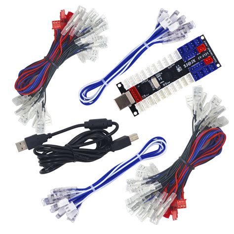 SJ @ JX 2 игровая аркадная игра DIY Kit Нулевая задержка USB
