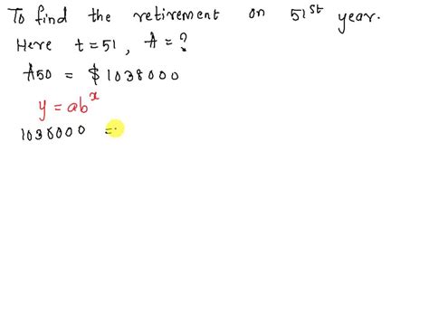 Solved Use The Data Below To Determine The Exponential Regression For