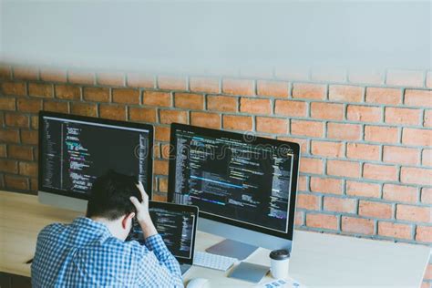 programer having problem project developer programming and coding