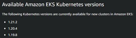 Add Kubernetes 121 For Amazon Eks · Issue 33723 · Rancherrancher