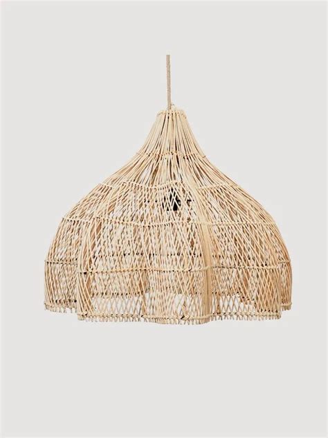 Suspension Whipped M En Rotin Naturel 80x80cm