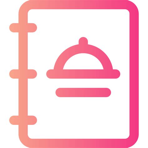 Food Menu Generic Gradient Outline Icon