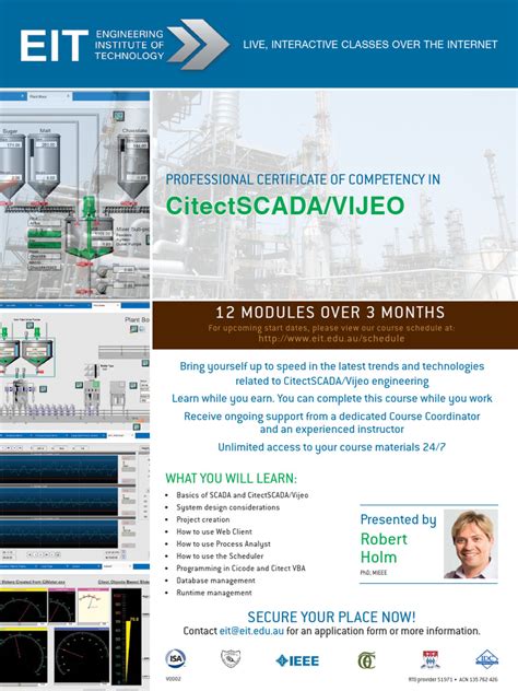 Eit Course Citect Scada Vijeo Csj Brochure Pdf Programmable Logic