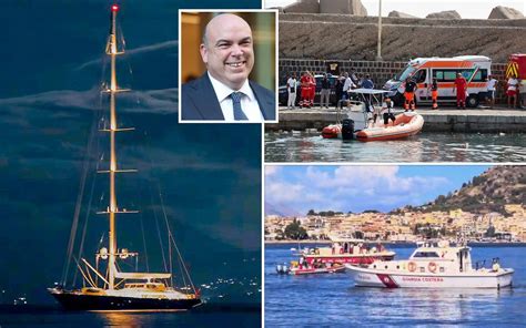 Sicily Yacht Sinking London Tech Tycoon Mike Lynch And Teenager