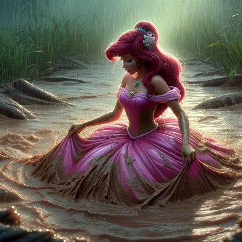 Ariel Gets Stuck In Quicksand By Chryslerfire On Deviantart