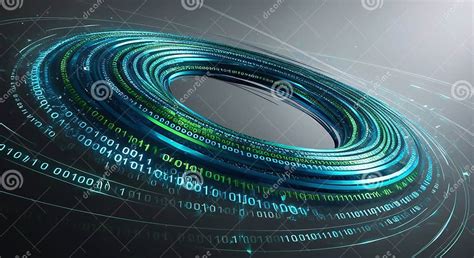 An Abstract Digital Background With Binary Code And Ai Algorithms