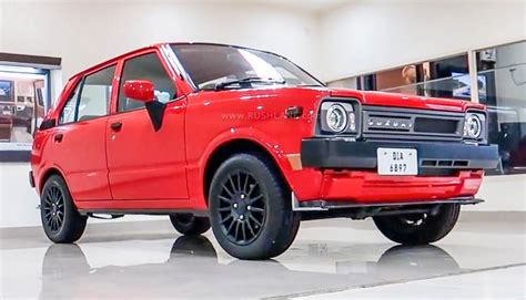 1984 Maruti 800 First Gen Modified New Tyres Leds Red Paint Etc