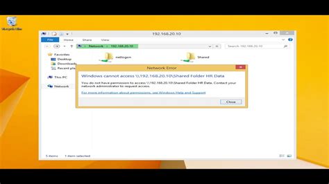 Windows Cannot Access Error On Windows Server Network File Sharing