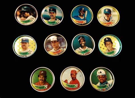 Vtg 1989 Topps Baseball Token Coins 11 Players Inc Cal Ripken Orel