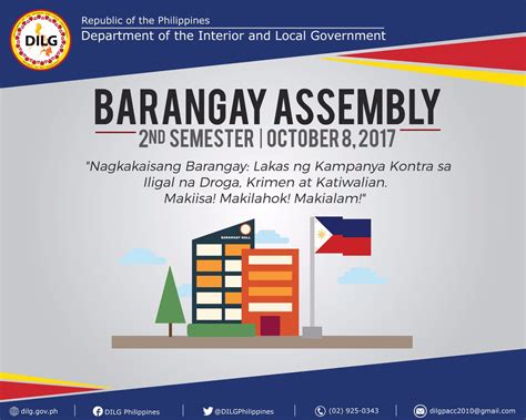 Dilg To Barangay Chiefs Conduct Barangay Assembly In October Or Face Sanctions Dilg