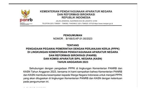 Foto Kemenpan RB Buka 18 Formasi PPPK 2023 Gaji Mulai Rp 5 1 Juta