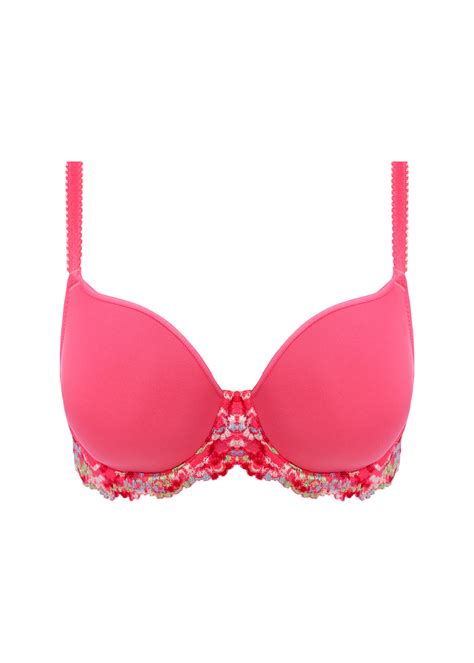 Embrace Lace Hot Pinkmulti Contour Bra From Wacoal