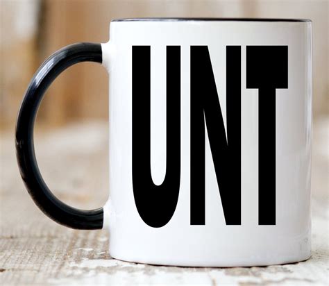 Cunt Mug Cunt Rude Mug Offensive Mug Cunt Mug With Black Handle