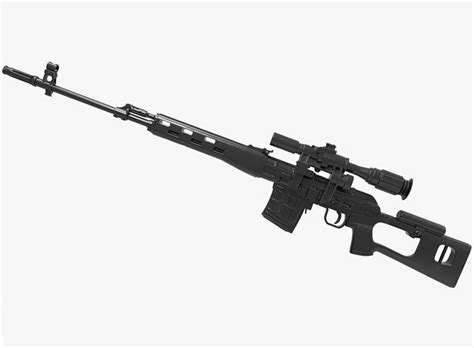 Dragunov Svd 3d Model Cgtrader
