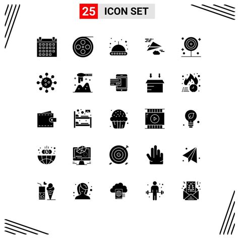 User Interface Pack Of 25 Basic Solid Glyphs Of Kitchen Cooking Astronomy Design Plane Editable