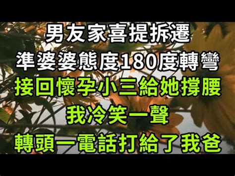 男友家喜提拆遷準婆婆態度180度轉彎接回懷孕小三給她撐腰我冷笑一聲轉頭一電話打給了我爸 幸福人生 為人處世 生活經驗 情感故事
